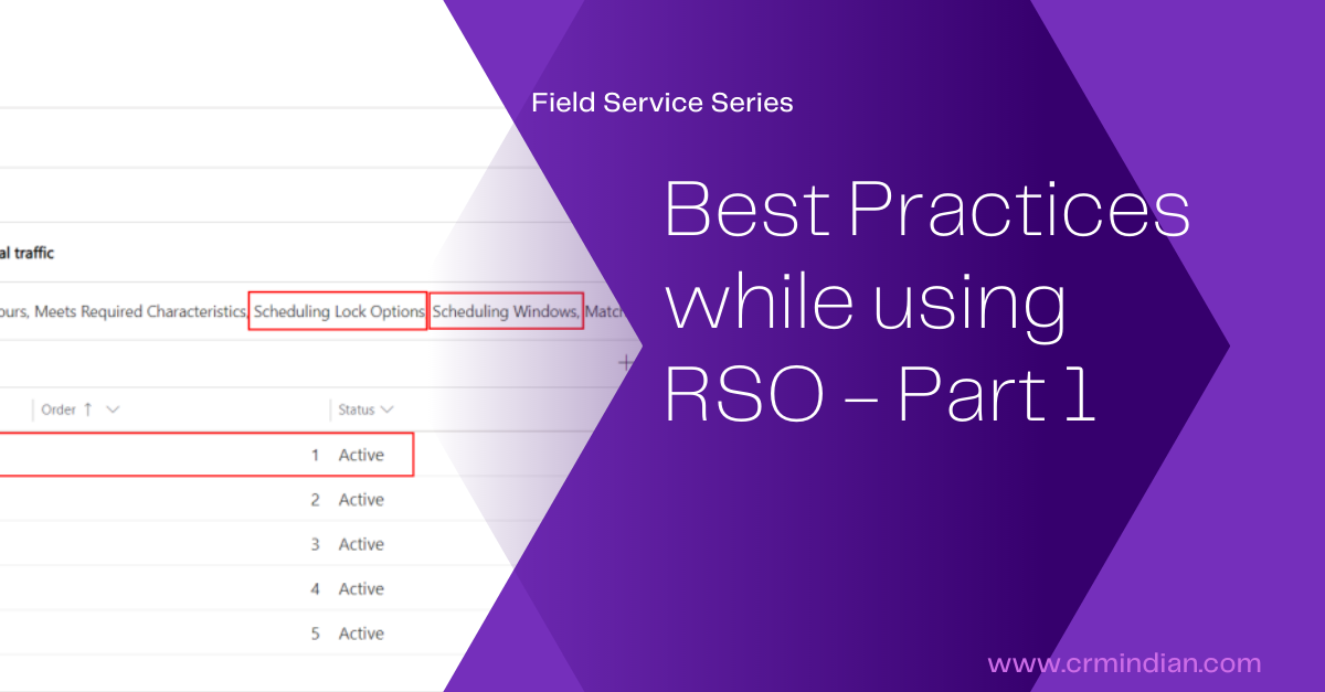 Best practices while using RSO – Part 1 – Jeevarajan Kumar