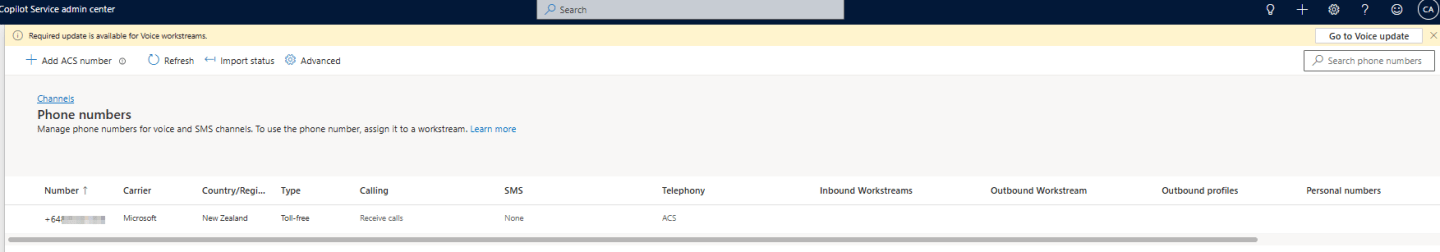 D365 Contact Center: Setup Voice Channel with Azure Communication ...