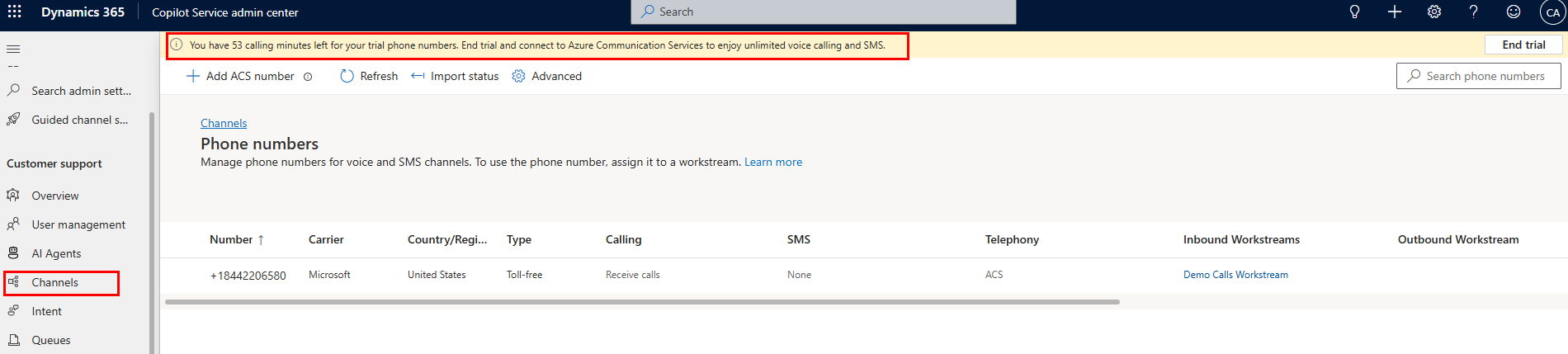 D365 Contact Center: Setup Voice Channel with Azure Communication ...