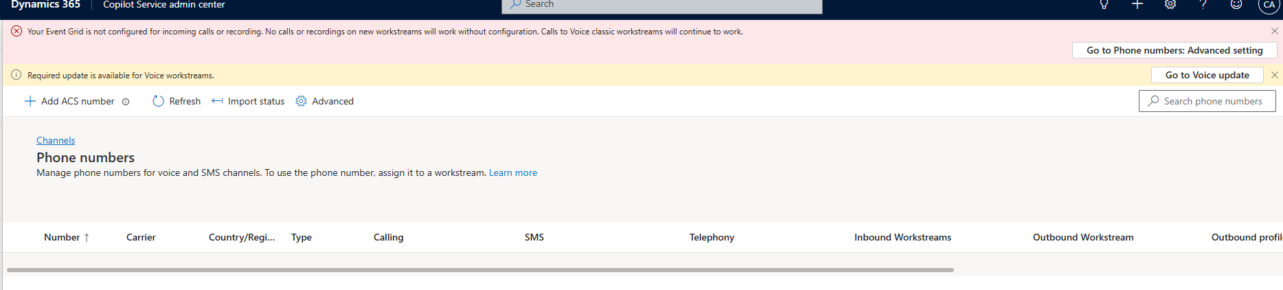 D365 Contact Center: Setup Voice Channel with Azure Communication ...